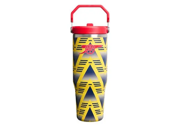 STANLEY 1913 X Arsenal Iceflow Flip Straw 30oz Tumbler - Bruised Banana