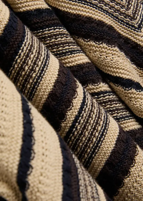 Nn07 Nolan Striped Cotton Polo Shirt