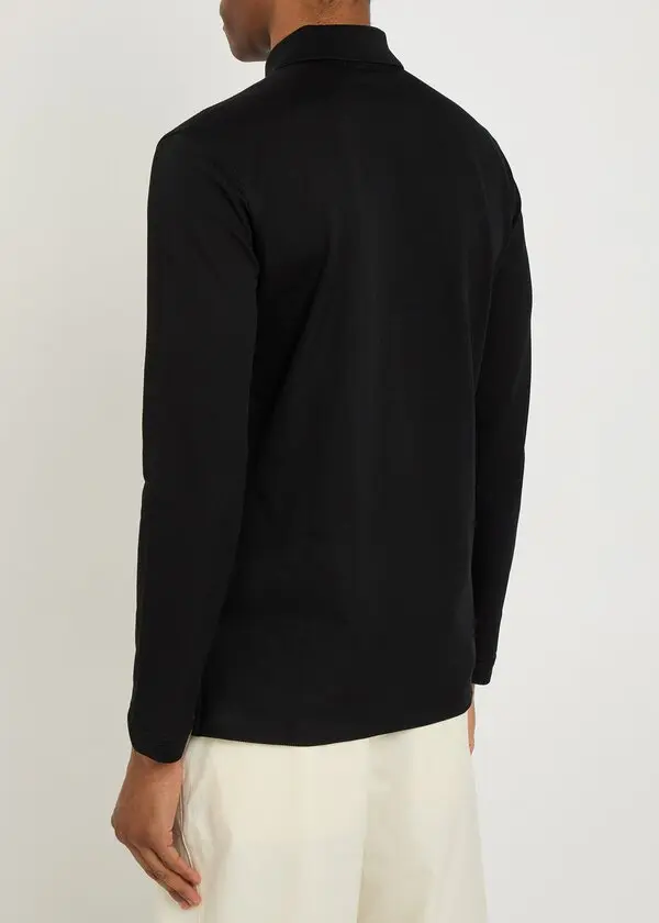 Givenchy Logo-appliquéd Piqué Cotton Polo Shirt
