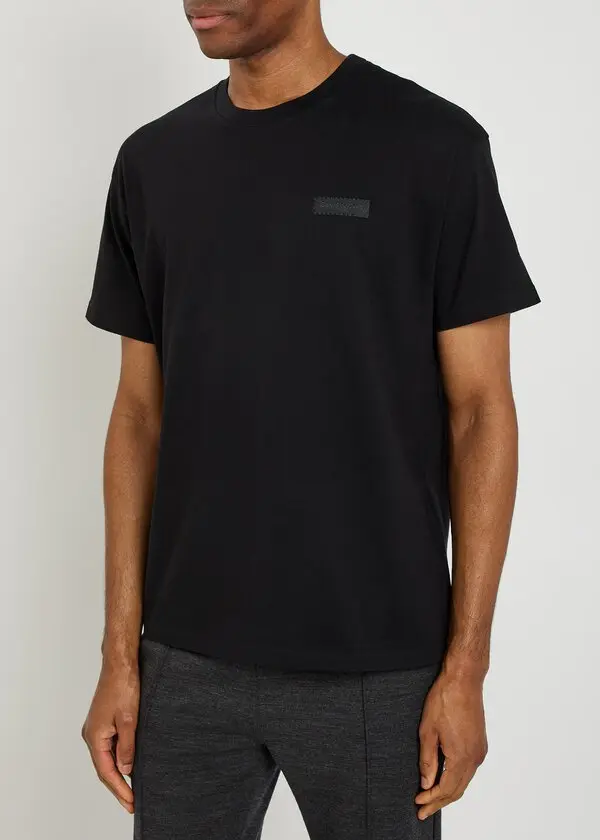 Givenchy Logo-appliquéd Cotton T-shirt - Black