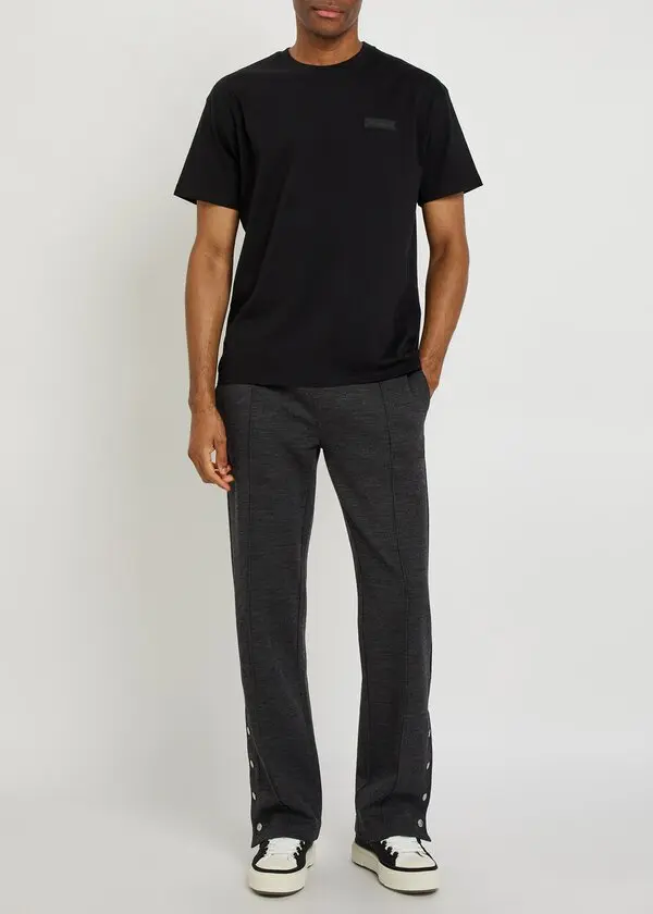 Givenchy Logo-appliquéd Cotton T-shirt - Black