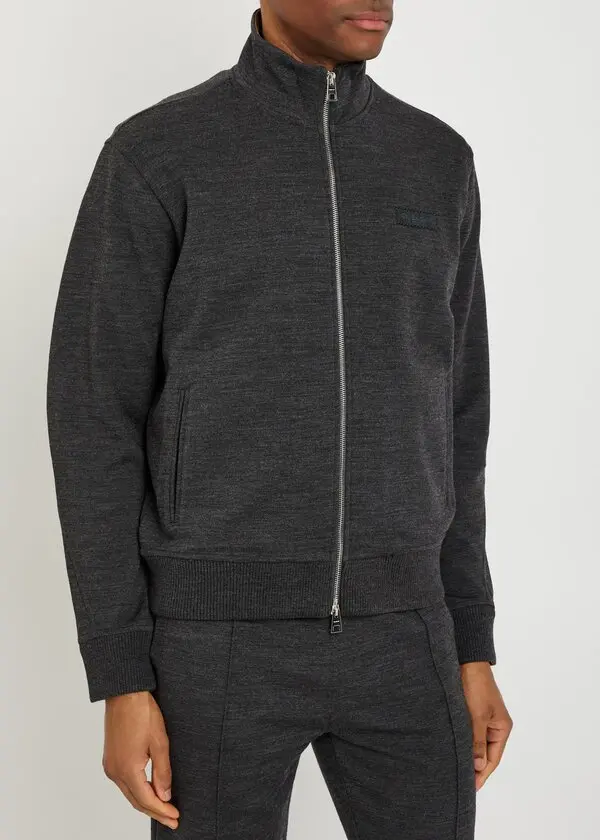 Givenchy Logo-appliquéd Wool-blend Track Jacket