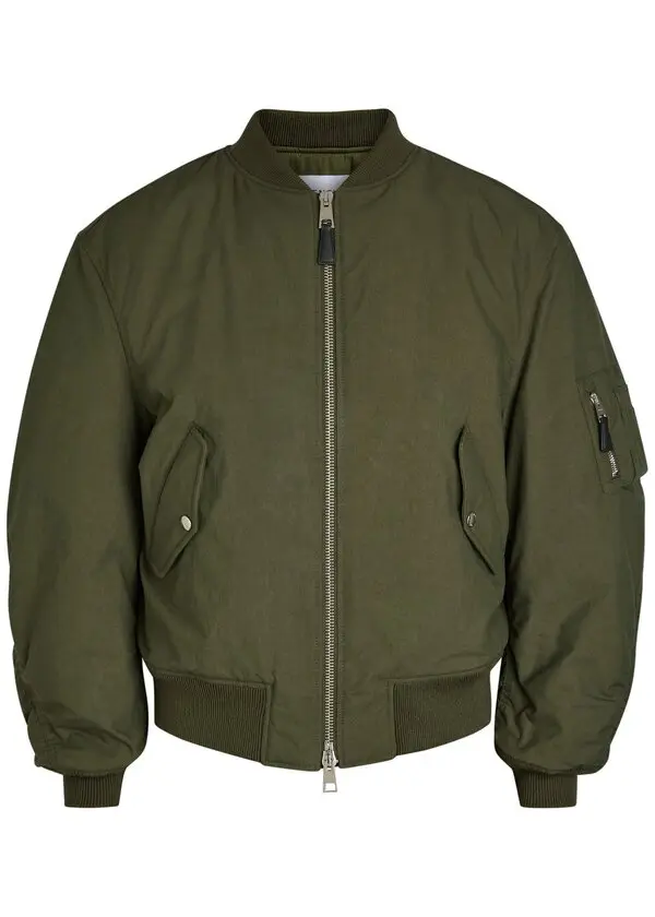 Givenchy Logo-print Cotton-blend Bomber Jacket