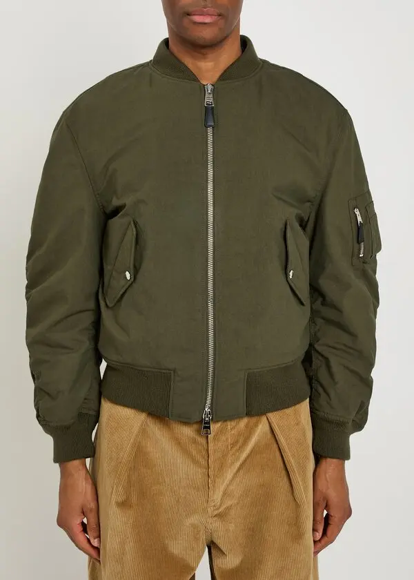 Givenchy Logo-print Cotton-blend Bomber Jacket