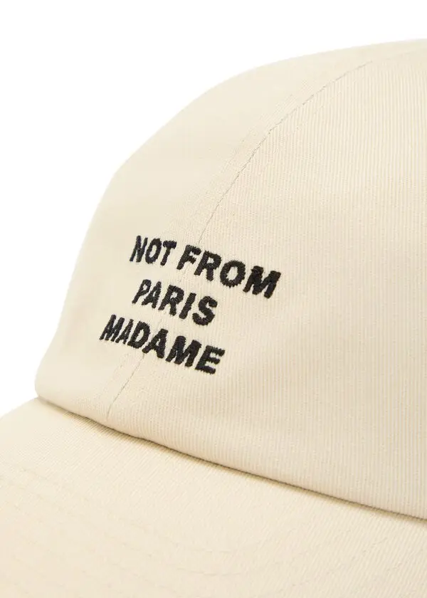 Drole De Monsieur Nfpm Embroidered Cotton Cap