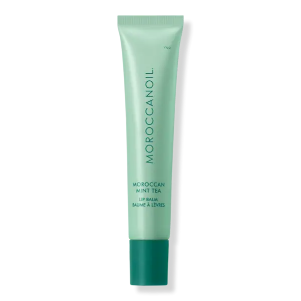 MOROCCANOIL Lip Balm – Hydrating Argan Butter + Peptide Lip Treatment - Moroccan Mint Tea