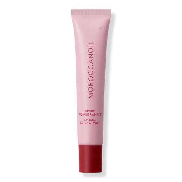 MOROCCANOIL Lip Balm – Hydrating Argan Butter + Peptide Lip Treatment - Berry Pomegranate