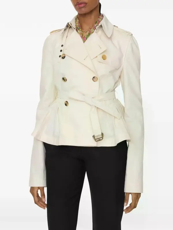 Burberry Buckle Belt Jacket