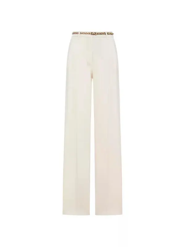Max Mara Belted Flared Trousers
