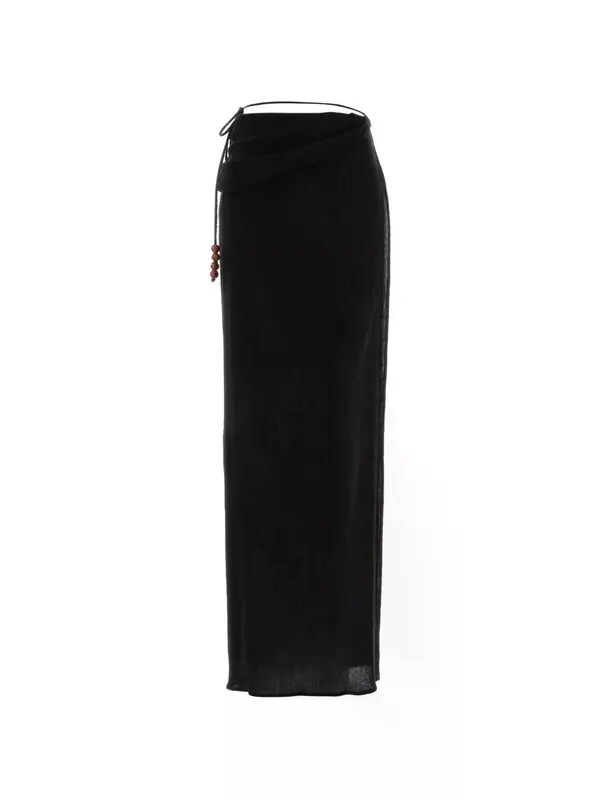 Magda Butrym Beaded Jersey Skirt