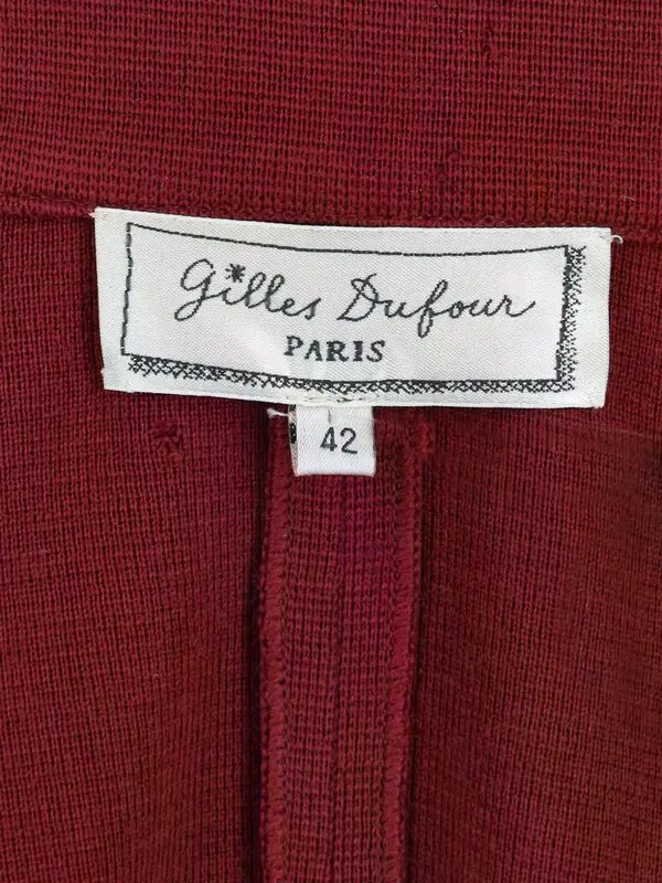 GILLES DUFOUR Tailored Wool Jacket