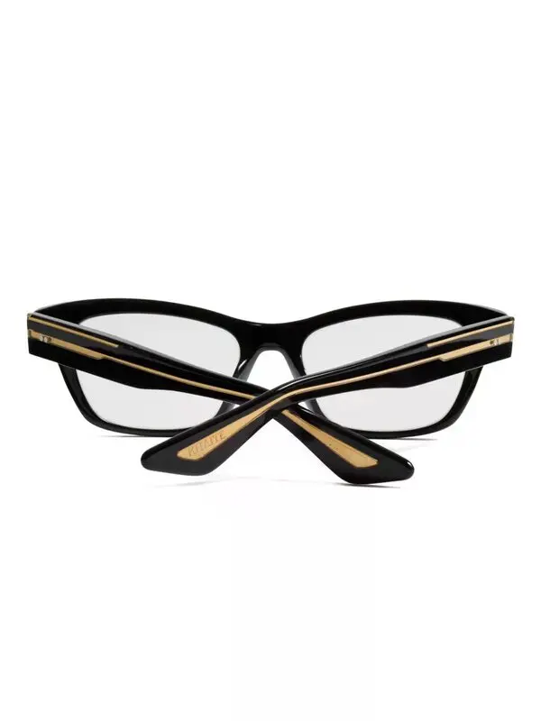 Khaite Rectangle Stripe Eyeglasses