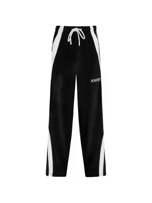Amiri Logo-embroidered Track Pants - Black