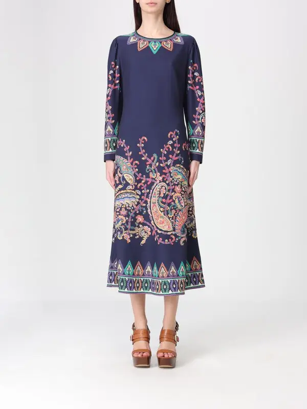 Etro Printed Midi Dress