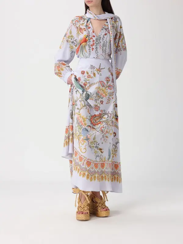 Etro Printed Silk Blouse