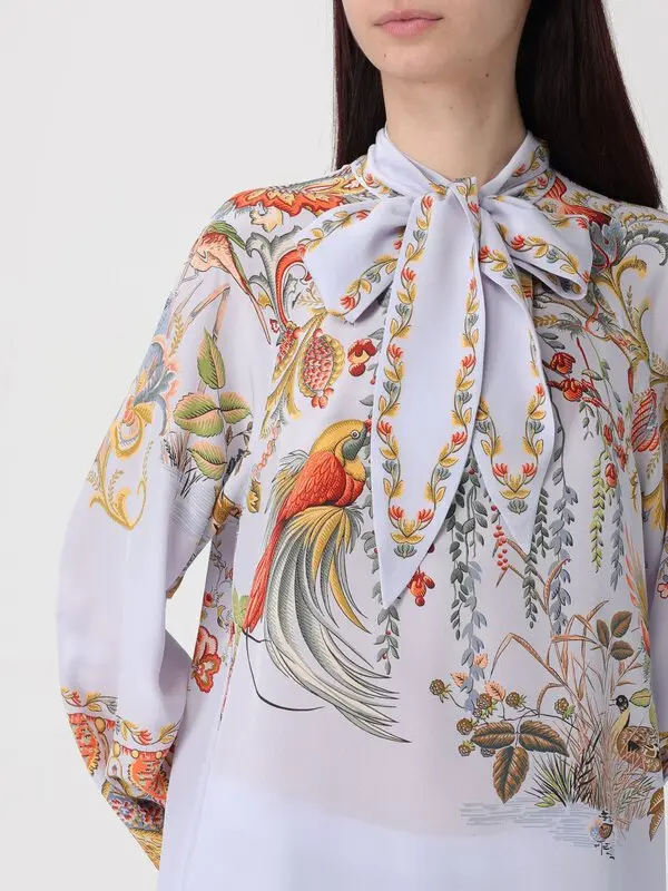 Etro Printed Silk Blouse