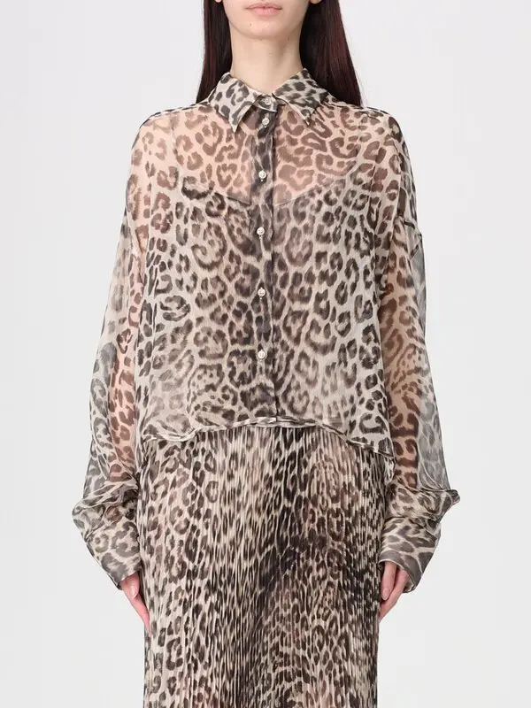 Ermanno Scervino Long Sleeve Printed Shirt