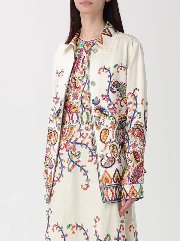 Etro Printed Belted Jacket