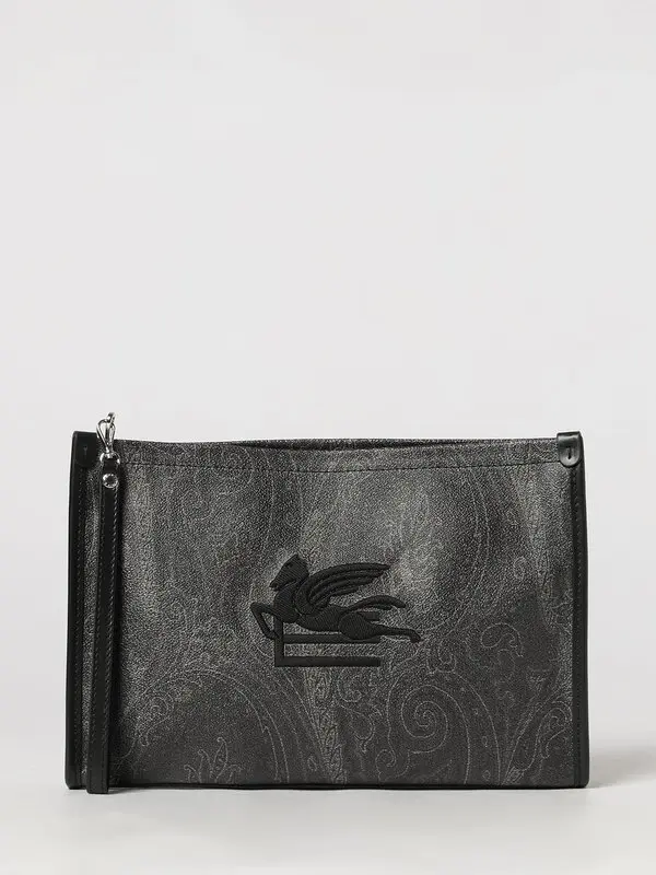 Etro Paisley Briefcase - Black
