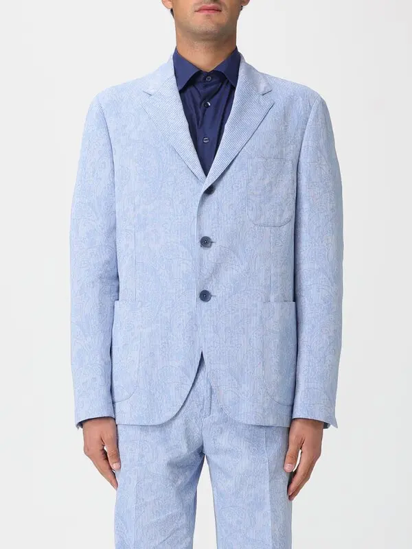 Etro Tailored Jacket - Blue
