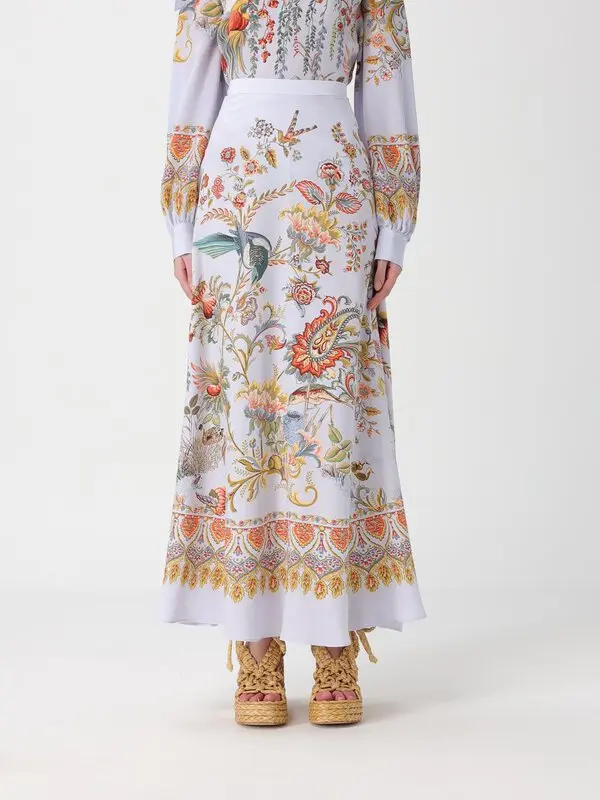 Etro Printed Midi Skirt - Multicolor