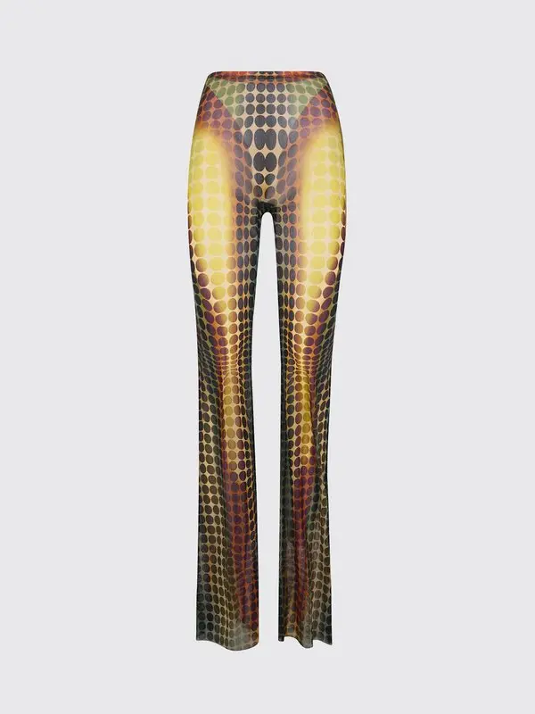 Jean Paul Gaultier Printed Flare Pants