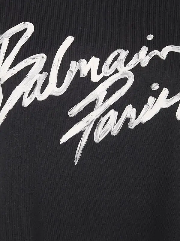 Balmain Logo T-shirt - Black