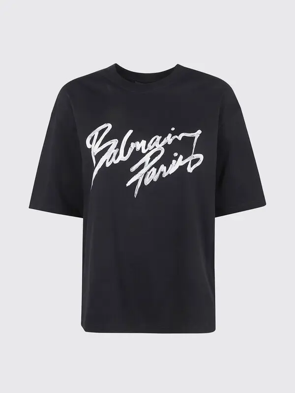 Balmain Logo T-shirt - Black