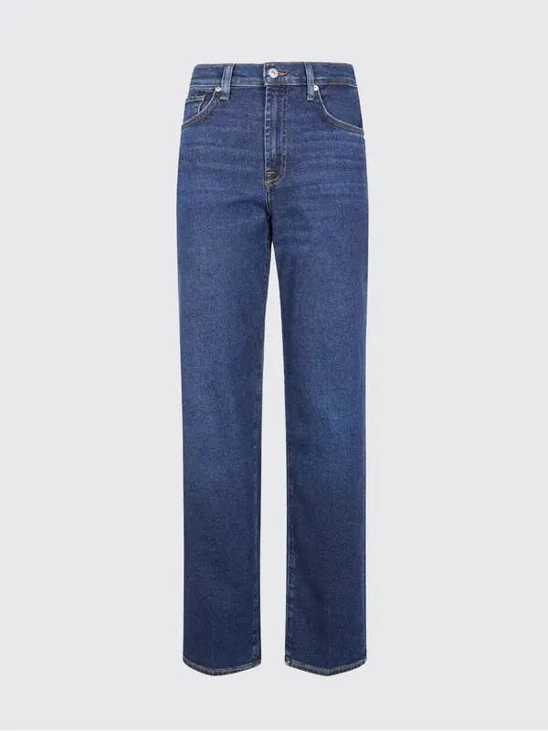 7 For All Mankind Straight Leg Jeans - Blue