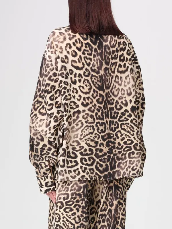 Ermanno Scervino Leopard Print Shirt