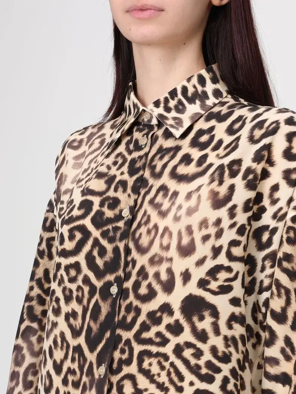 Ermanno Scervino Leopard Print Shirt