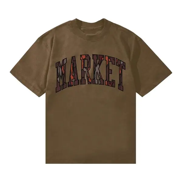 MARKET Arc T-shirt - Brown