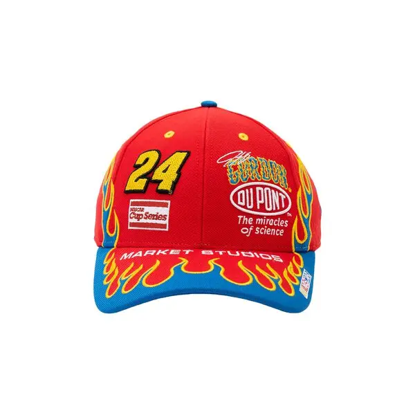MARKET X Jeff Gordon Flames Cap - Red
