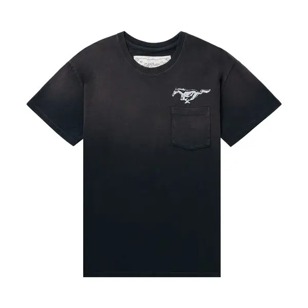 ONE OF THESE DAYS Mustang Cross Tee - Black