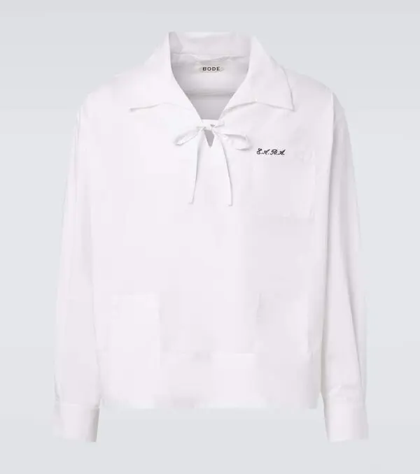 BODE Cotton Poplin Top