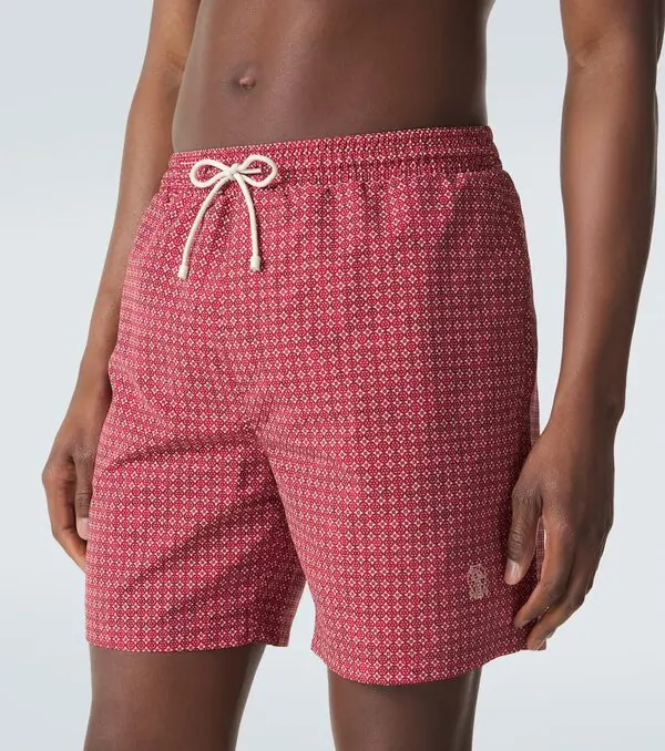 Brunello Cucinelli Printed Swim Trunks