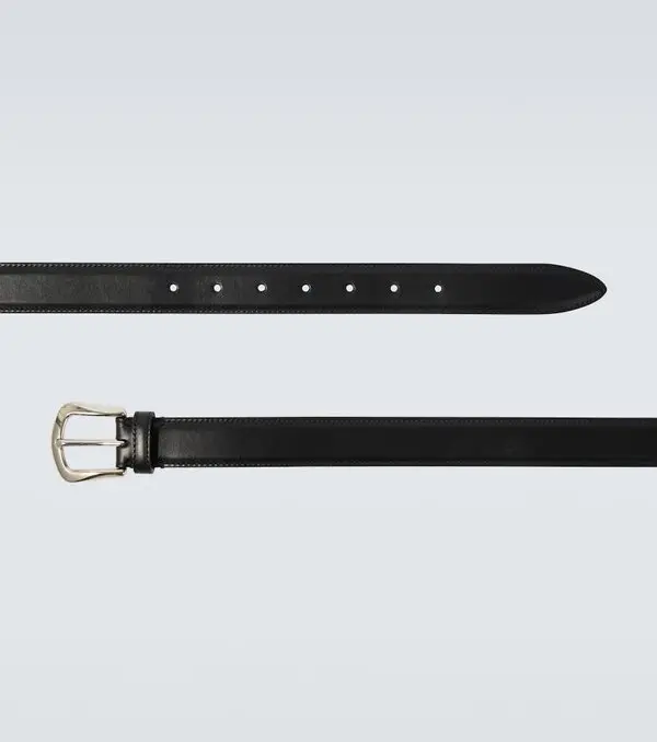 Brunello Cucinelli Leather Belt - Black