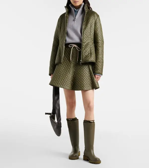 Moncler Geranium Quilted Down Jacket