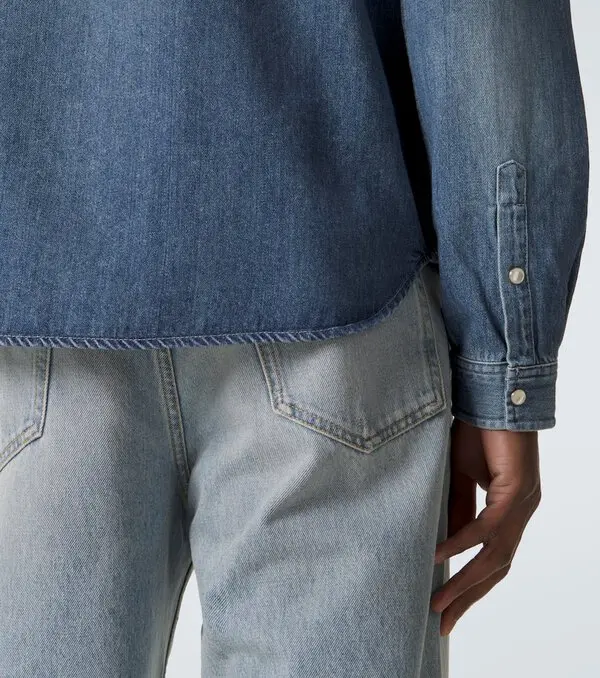 Saint Laurent Cassandre Denim Shirt