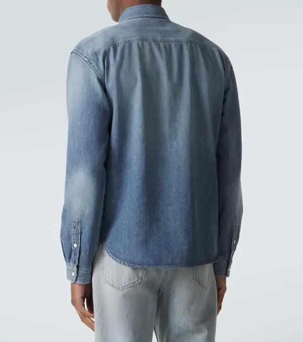 Saint Laurent Cassandre Denim Shirt