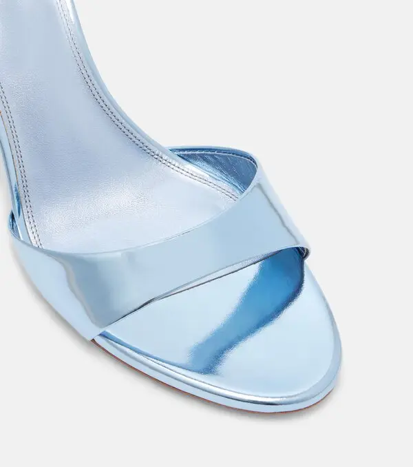 Paris Texas Lidia 70 Patent Leather Mules - Blue