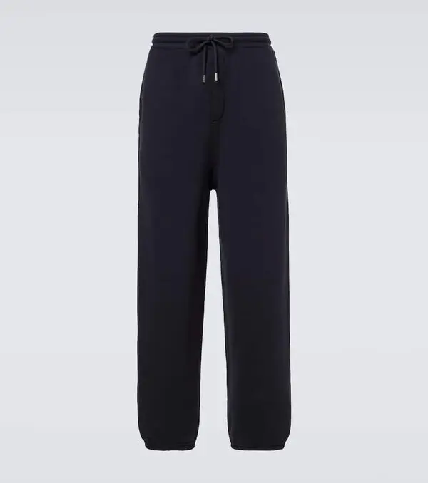 Jacquemus Torneo Cotton Jersey Sweatpants - Blue
