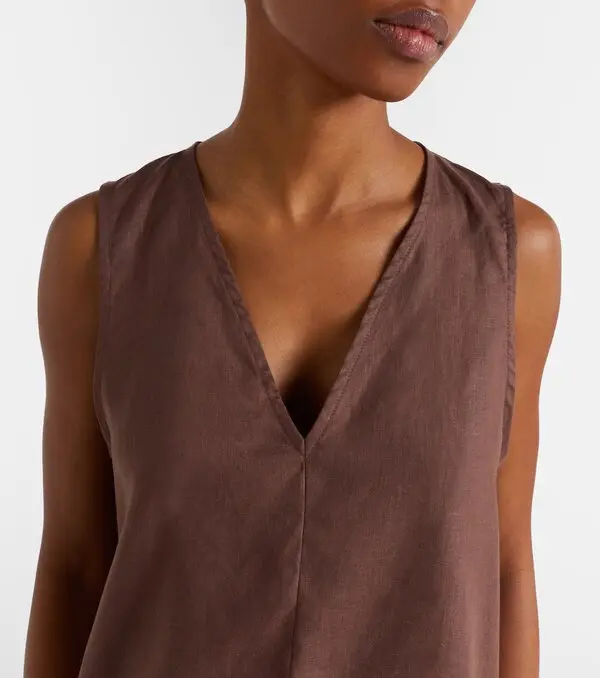 Asceno Linen Top