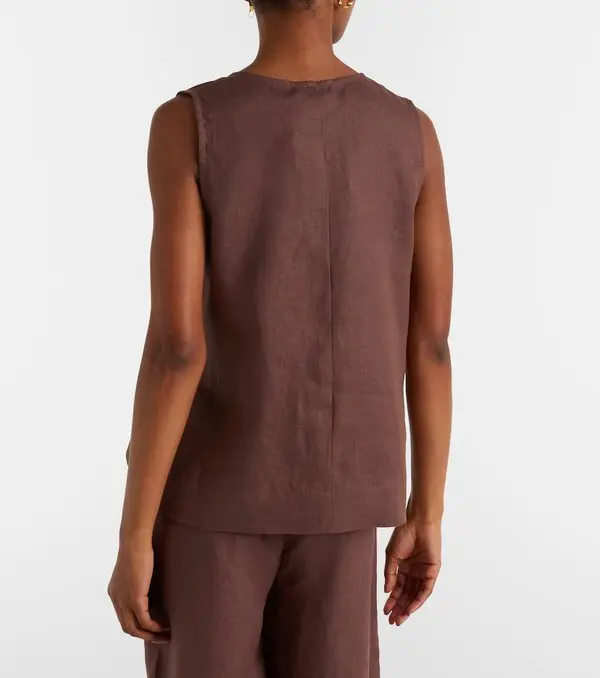 Asceno Linen Top