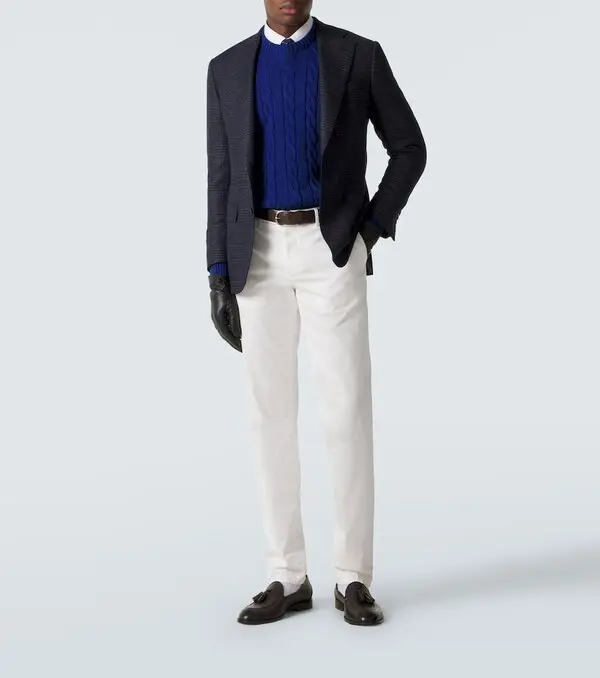 Dunhill Cable-knit Cotton Sweater