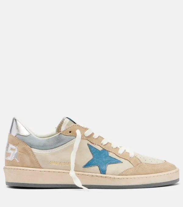 GOLDEN GOOSE Ball Star Suede Sneakers - Beige