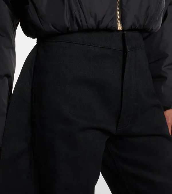 Alaïa Faded Barrel-leg Jeans