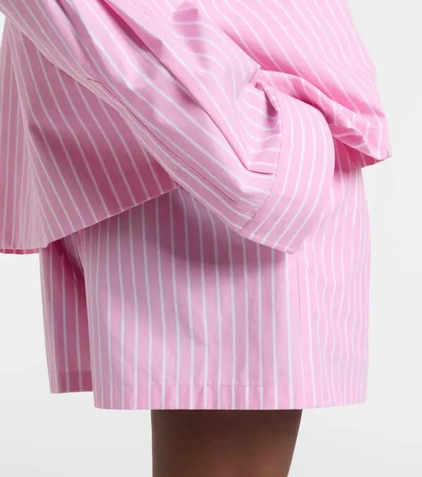 Balenciaga Striped Cotton Poplin Shirt