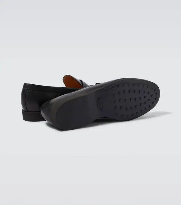 TOD'S Leather Penny Loafers