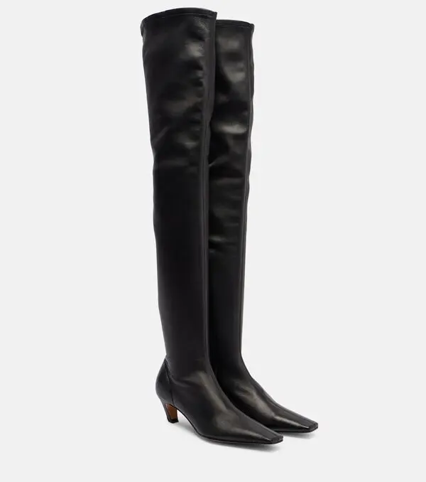 Khaite Arizona Leather Over-the-knee Boots